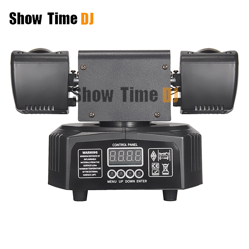 Remote 2Heads Mini Led Beam Moving Light Dj Led Laser Strobe 3 IN 1 Stage Lighting For Disco ...