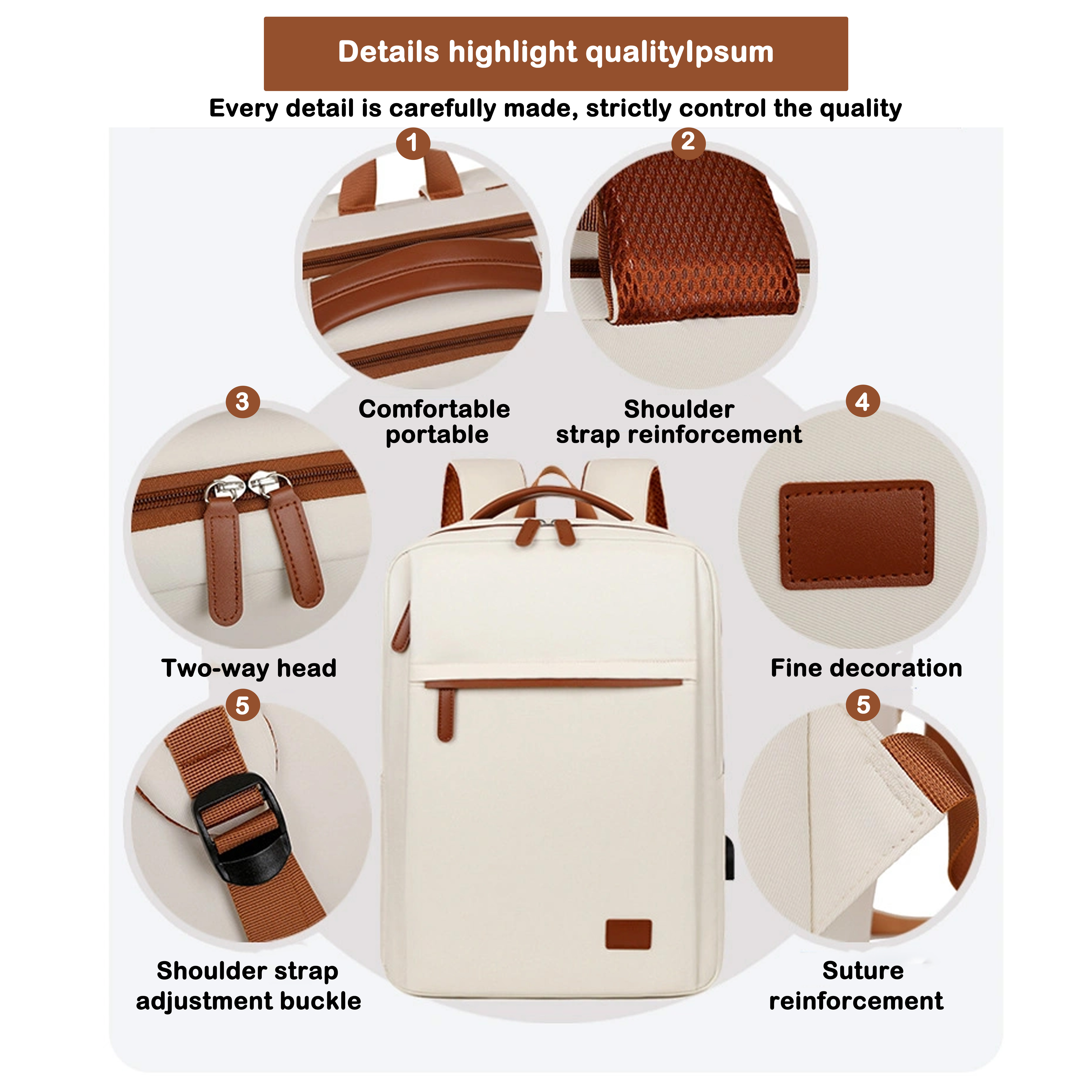 【MC】16-inch laptop backpack Women backpack Women Work Bag Large ...