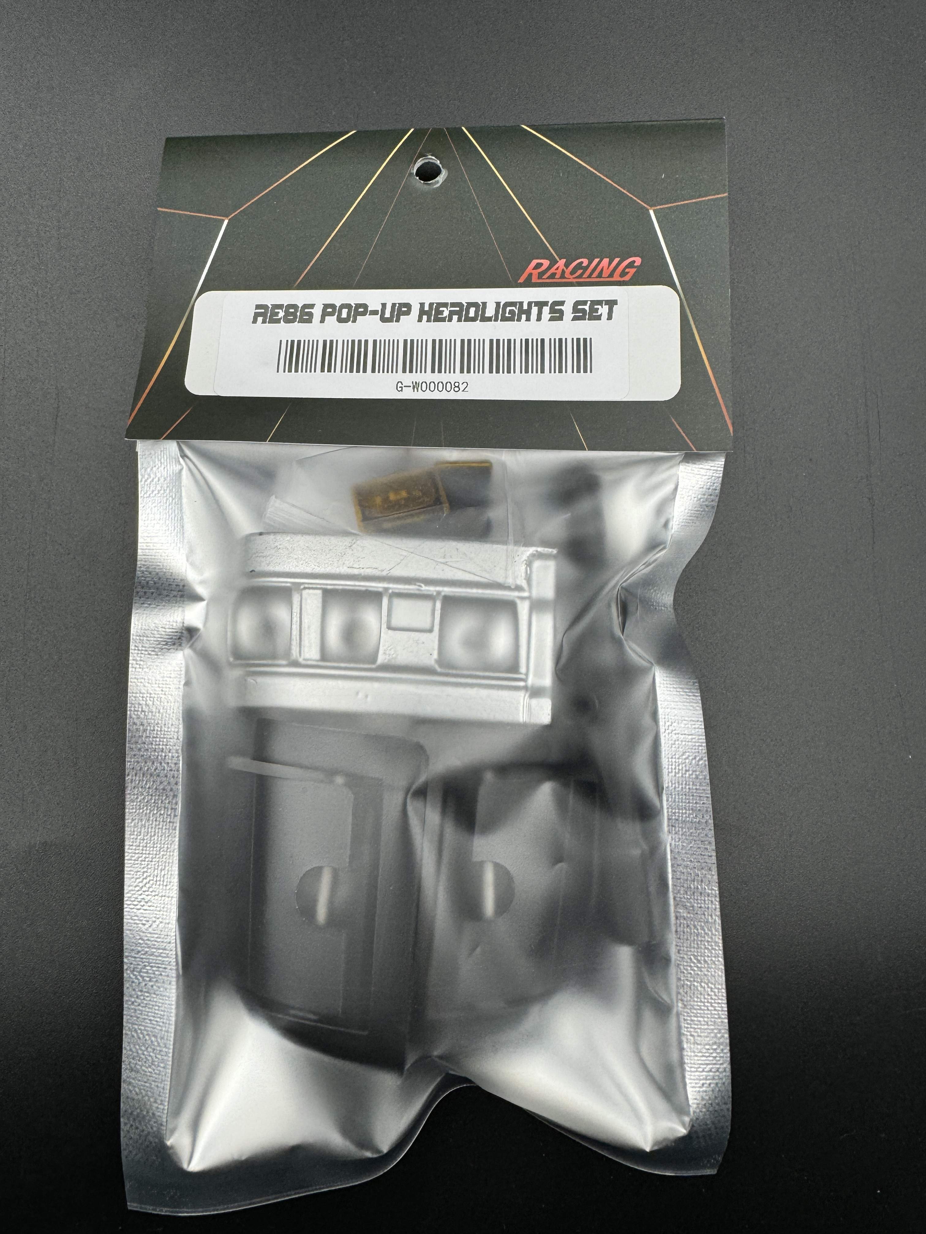Gwolves 1/10 AE86 LEVIN 2DR Pop-up headlights Set RC Drift AE86 ...