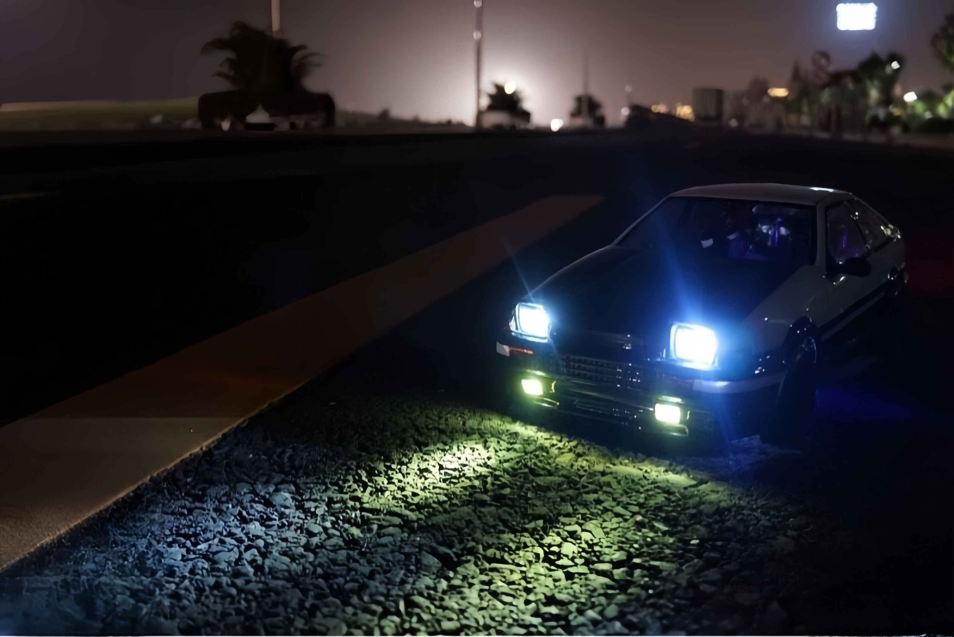 Gwolves 1/10 AE86 LEVIN 2DR Pop-up headlights Set RC Drift AE86 ...