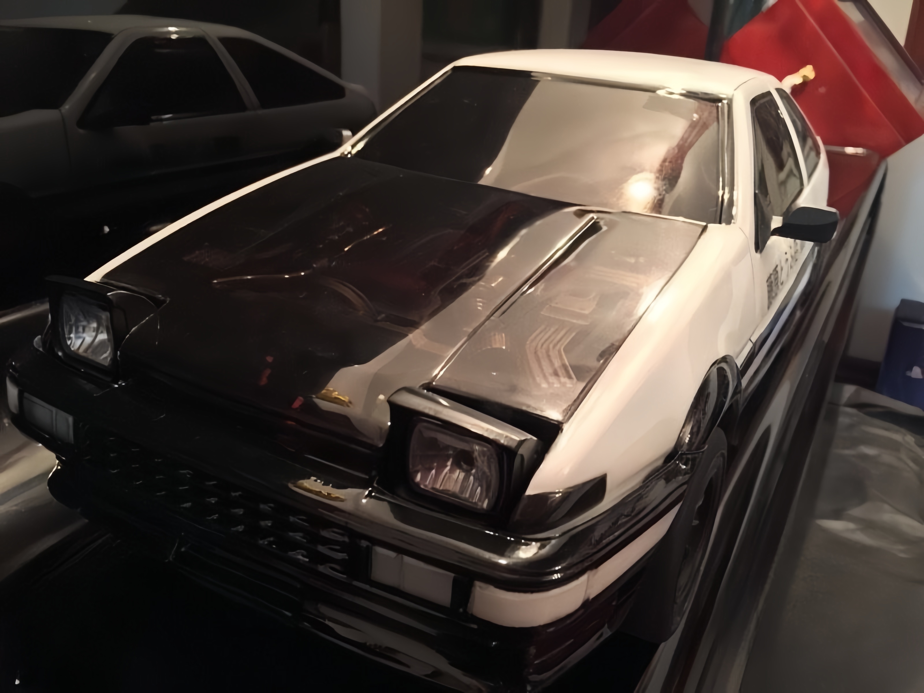 Gwolves 1/10 AE86 LEVIN 2DR Pop-up headlights Set RC Drift AE86 ...