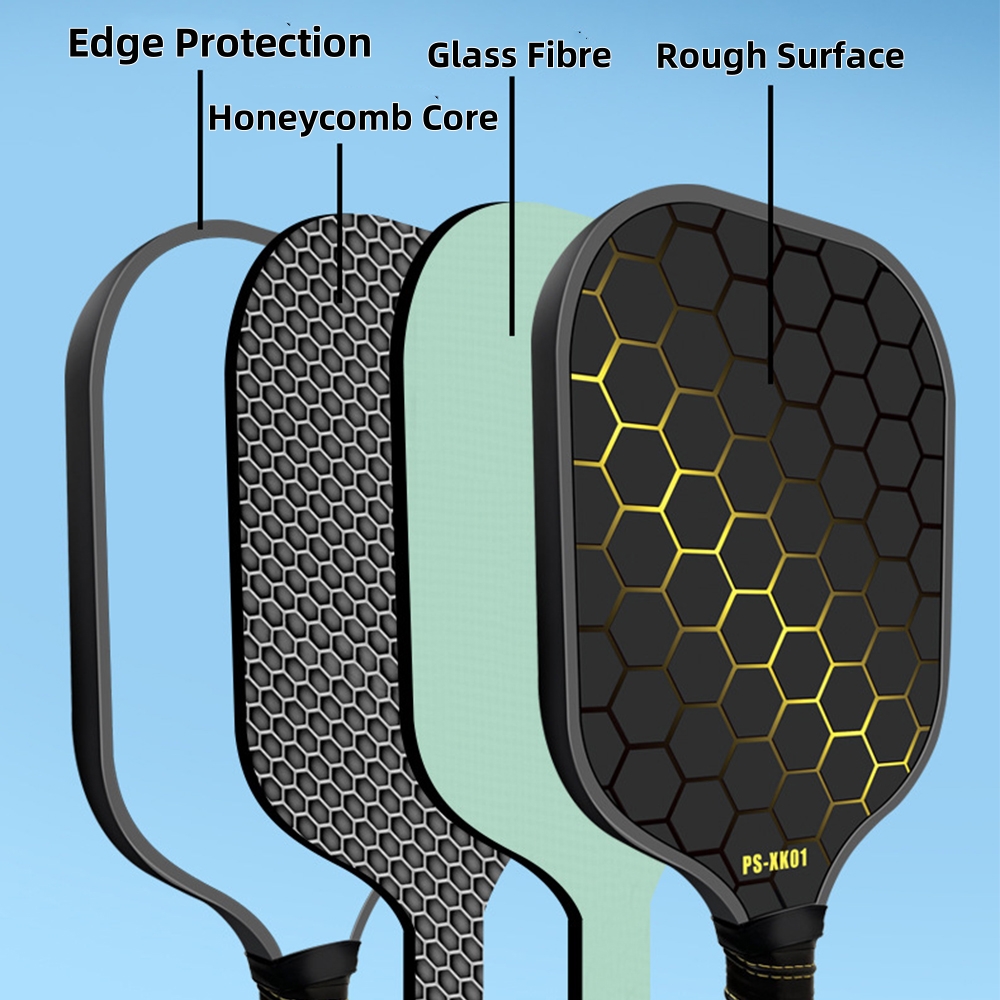 Pickleball Paddle Glass Fibre, USAPA Approved Composite Pickleball ...