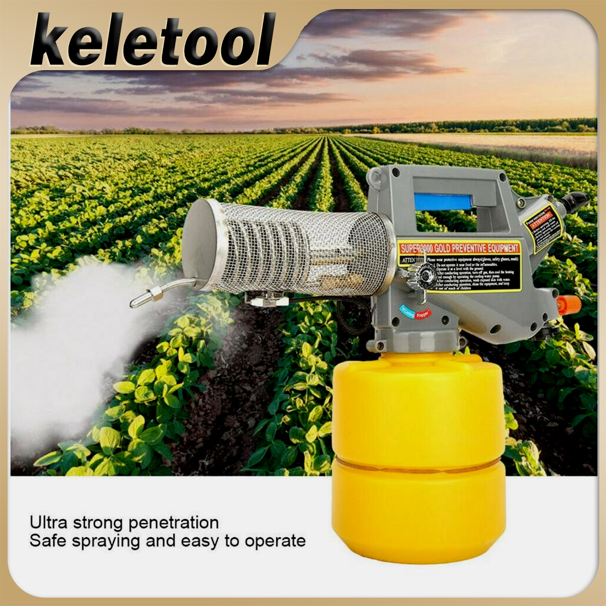 Fogging Machine 2L Gold Fogging Sprayer Mosquito Screen Thermal Fogger ...