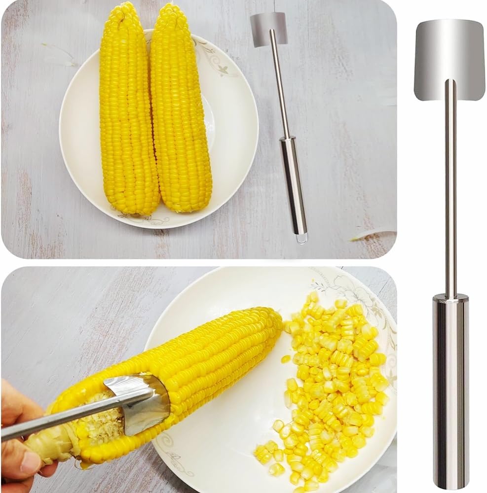 🔥Ship 24H🔥Corn Peeler Corn Stripper Corn Peeling Tool Stainless Steel ...