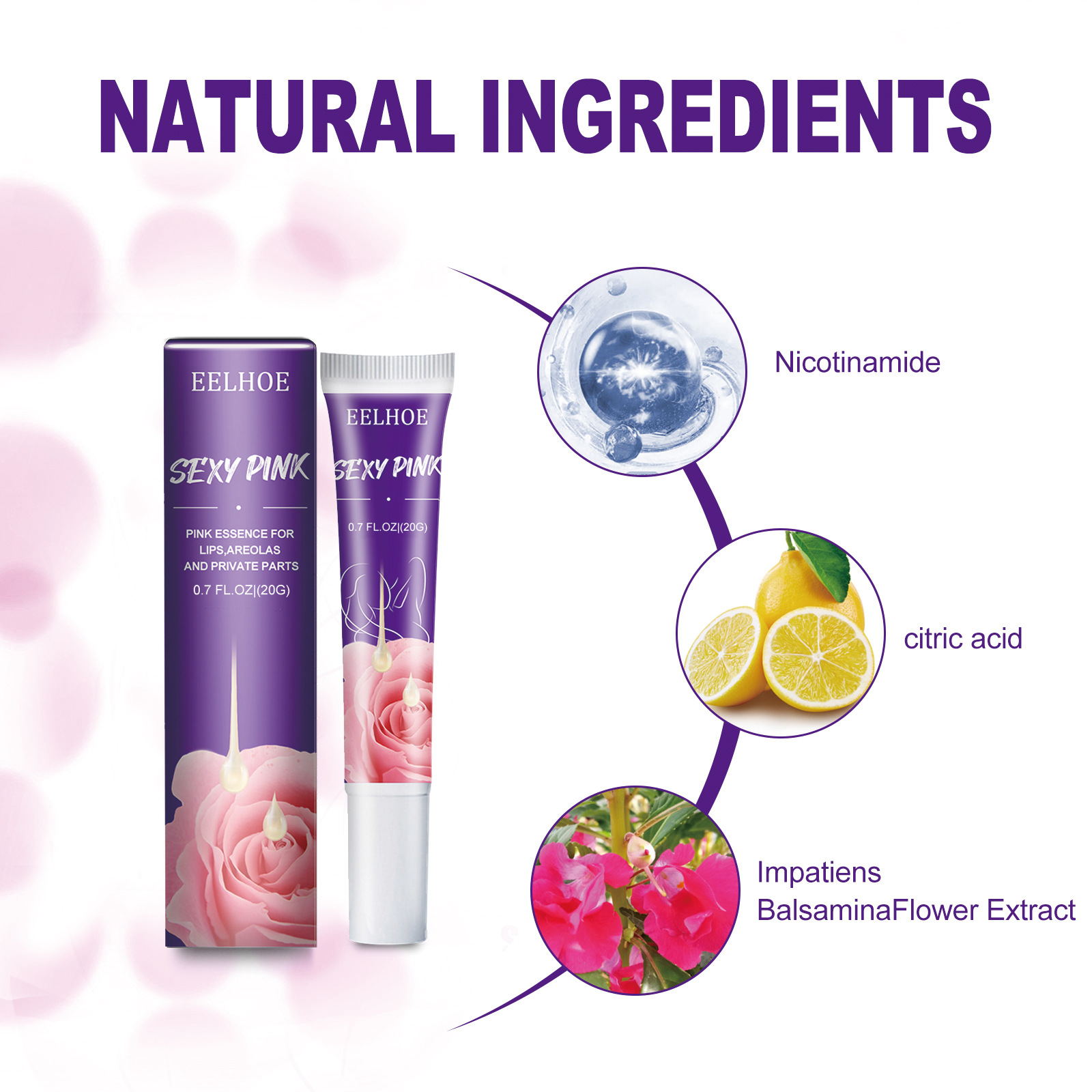 EELHOE Rejuvenating Pink Essence Areola Lip Joints Intimate Breasts ...