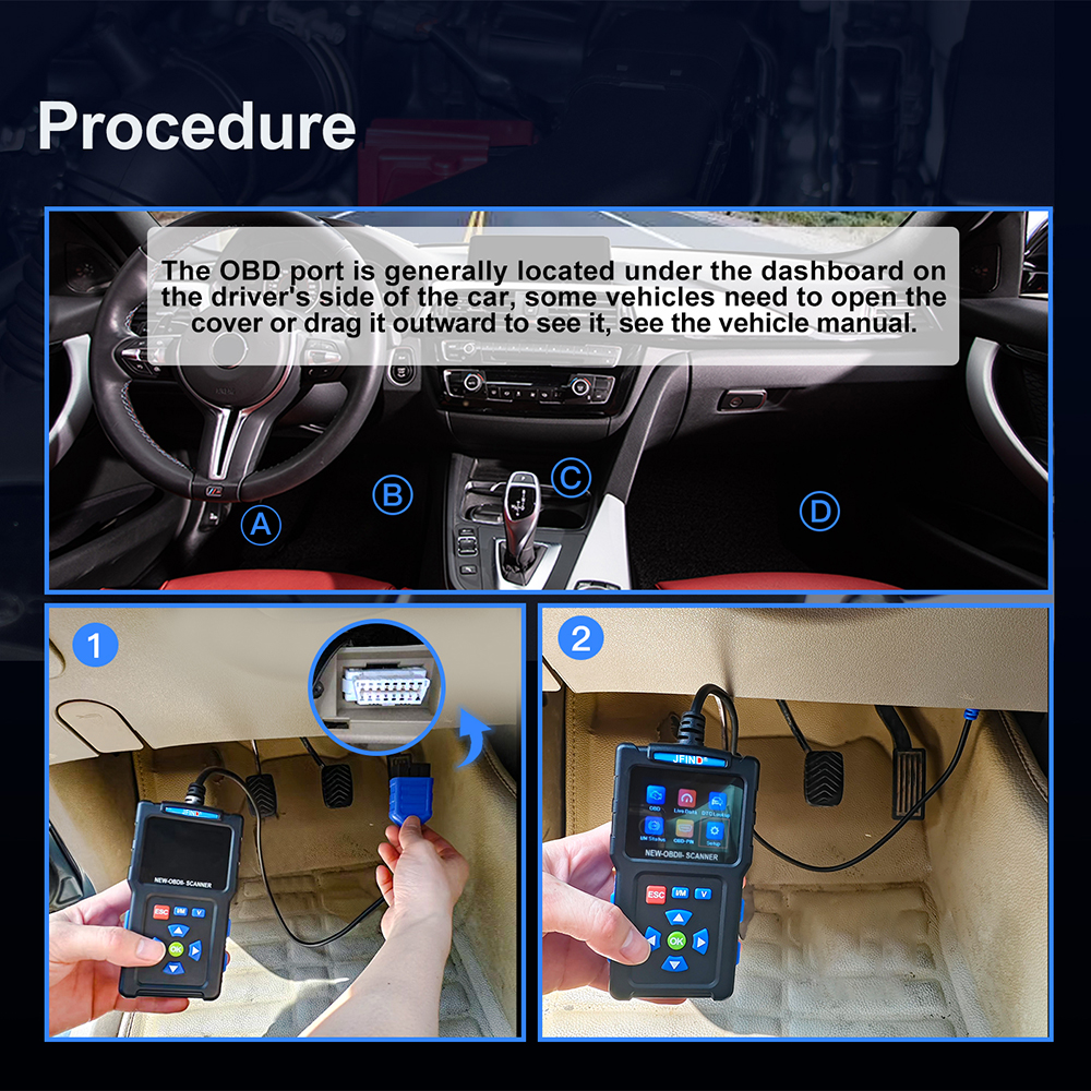 [Melayu Menu] JFIND JF700 Car & Motorcycle OBD2 Scanner for Perodua ...