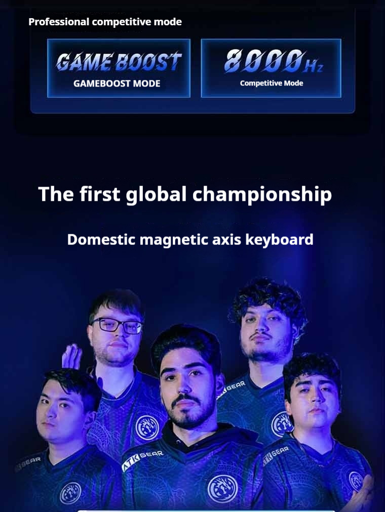 ATK Lev Edge 60He Aluminum alloy magnetic axis mechanical keyboard, 8k ...