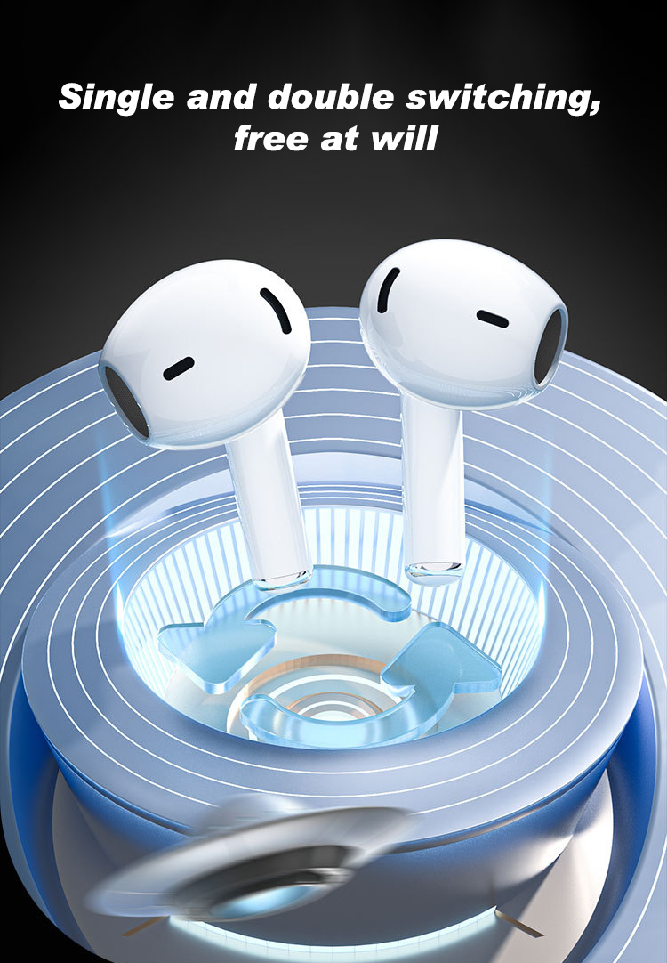 ANC Bluetooth Earbuds 50H Playback - TWS Wireless Earphones with ENC ...