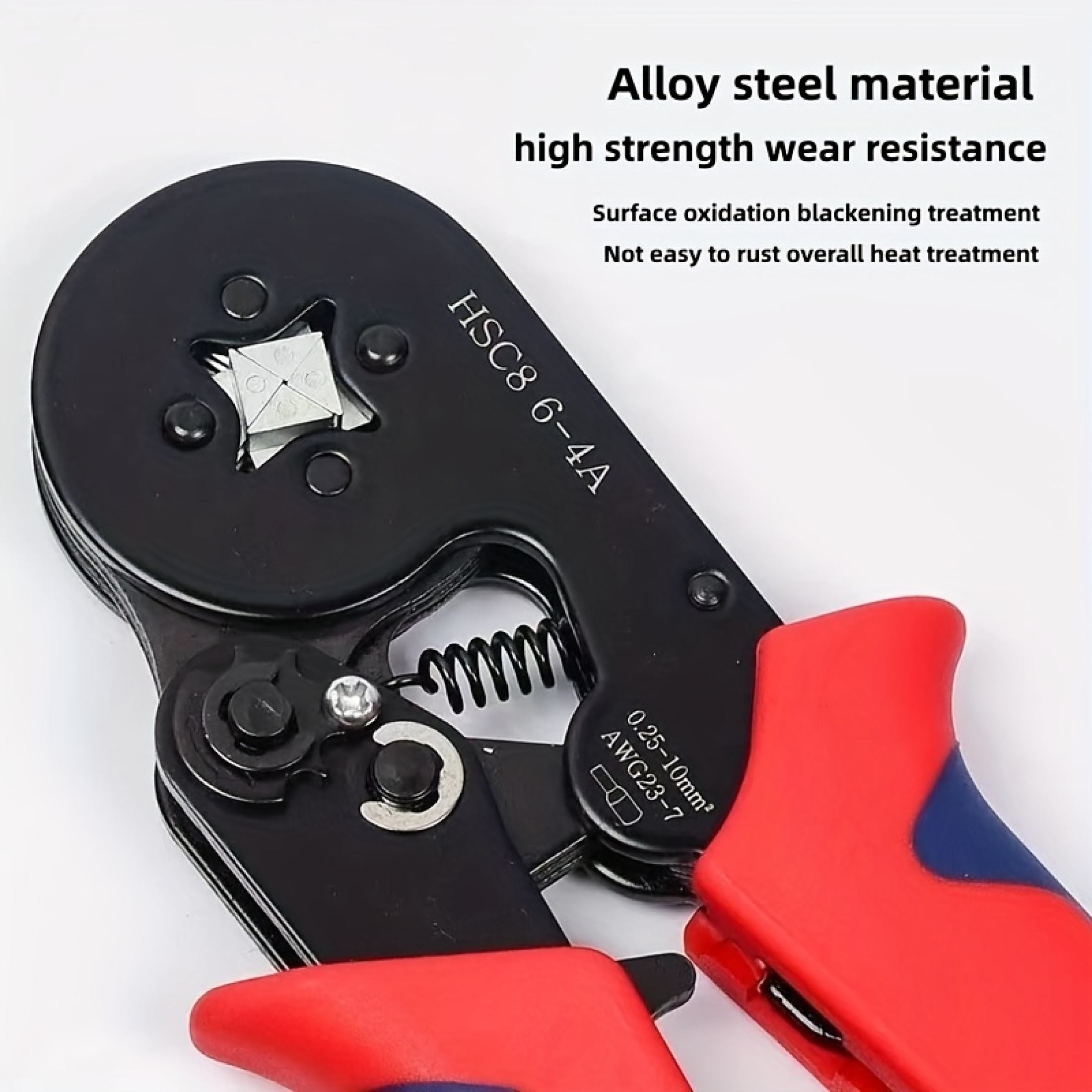 HSC8 6-4A 6-6A 1200/1900pcs Ferrule Crimper Plier Kit 0.25-10mm² AWG23-7 Tubular Terminal ...