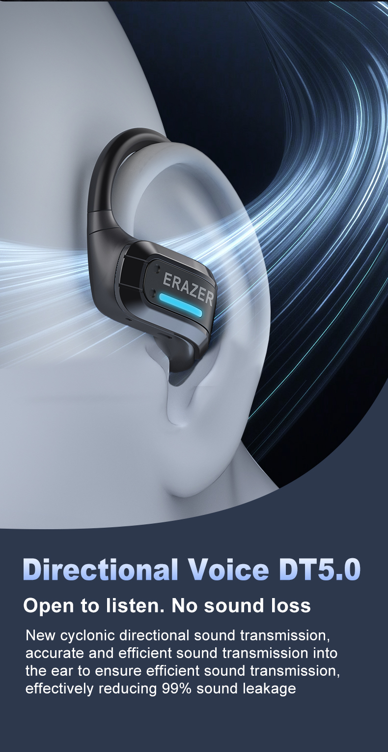 Lenovo ERAZER X8 AI Translator Earbud Bluetooth Earphone OWS Open ...