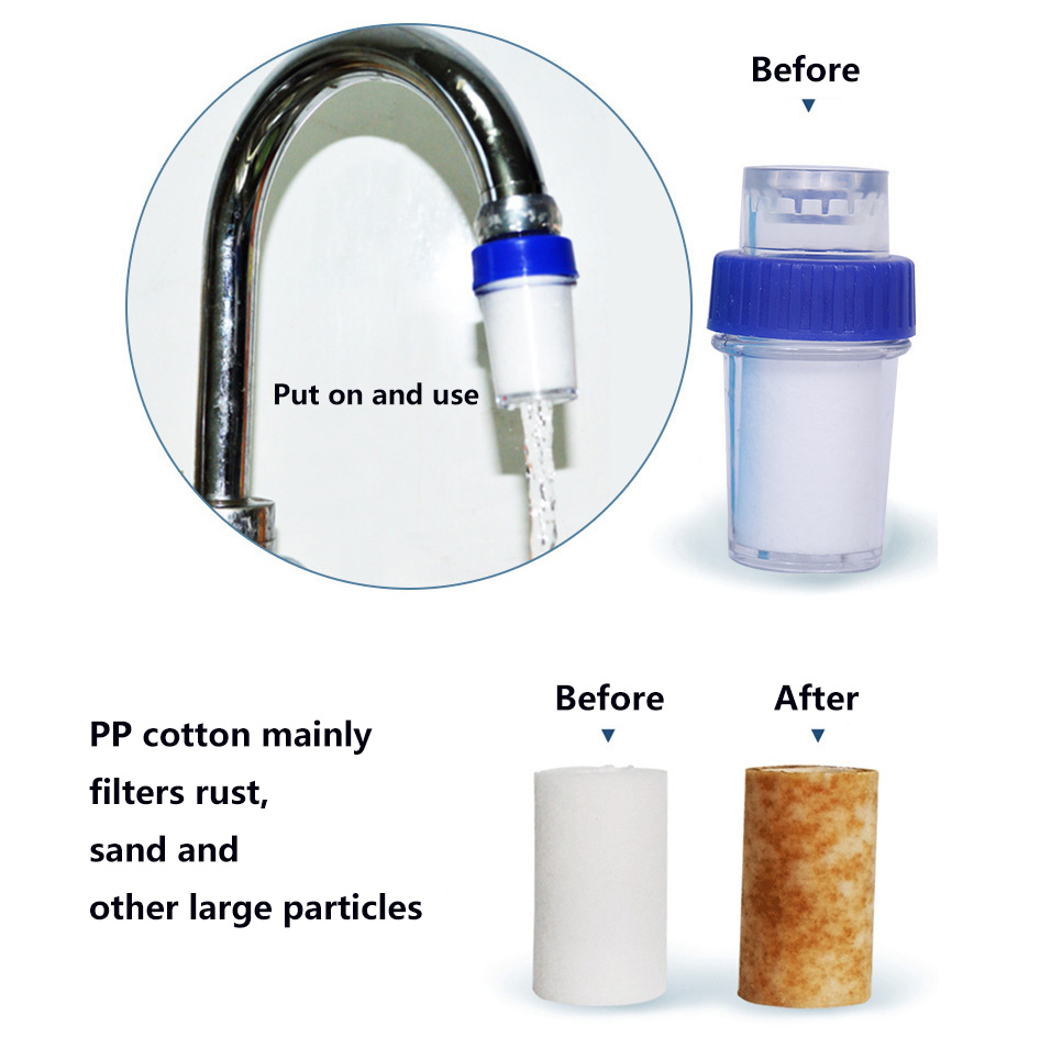 PP Cotton Tap Filter Demonstrator Tap Water Detector Kitchen Water ...