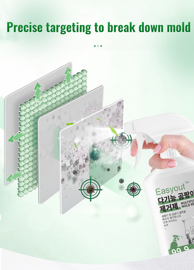 Easyout Stain Remover mold remover spray anti mold spray 除霉剂去霉 wall ...