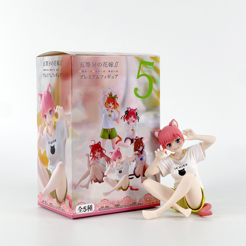1pcs 12cm The Quintessential Quintuplets Nakano Ichika Nakano Nino 0934