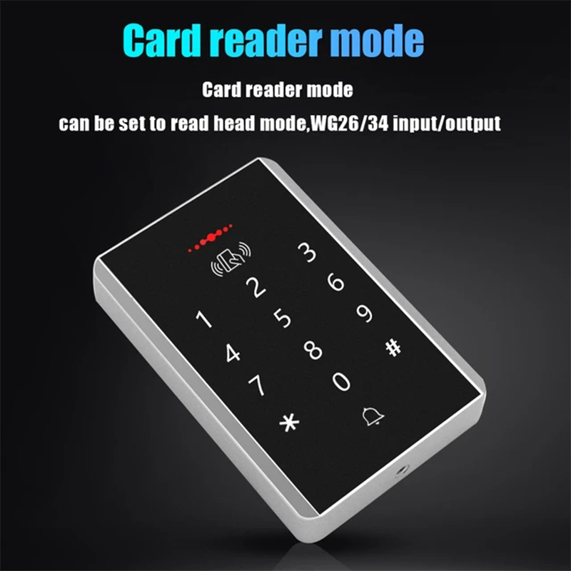 125Khz RFID Access Control Keypad digital panel Card Reader Door Lock ...