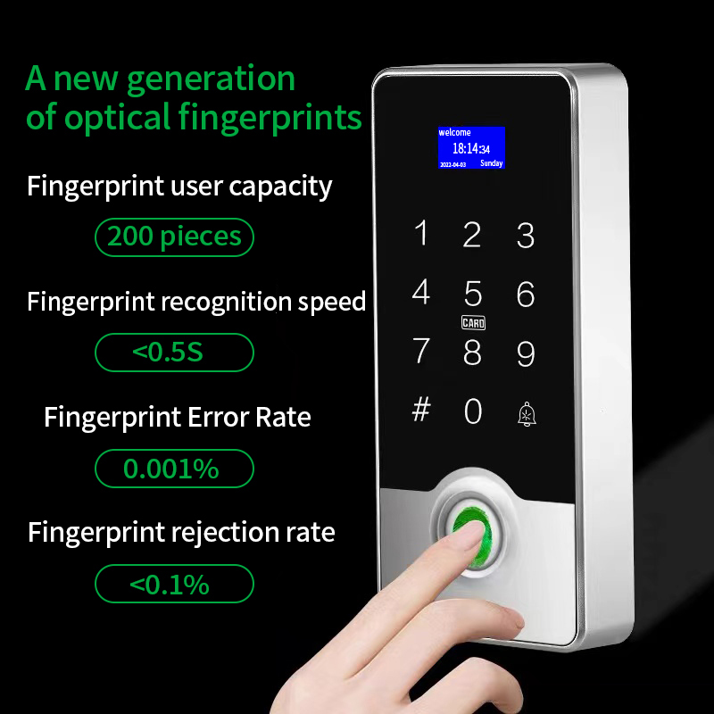 Fingerprint Recognition Device IP67 Waterproof RFID 125Khz 13.56Mhz ...