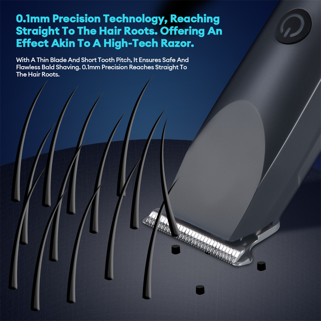 Ckeyin Men Rechargeable Professional Hair Clipper and Beard Trimmer ...