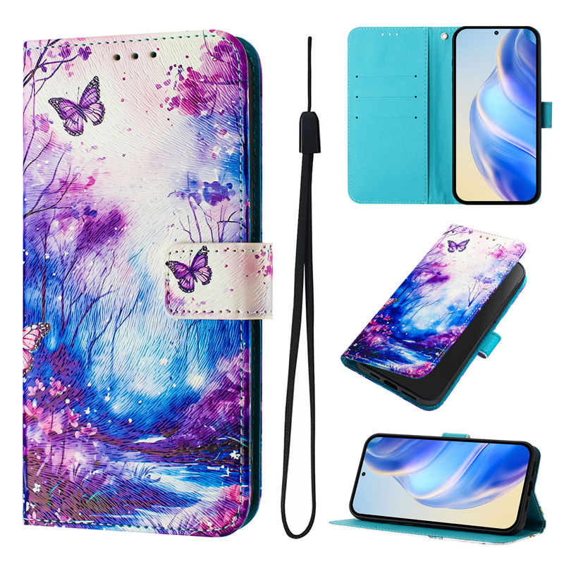 For OPPO A3x A3 Case Cute Painted Pattern Flip Phone Case for A3 A3x ...