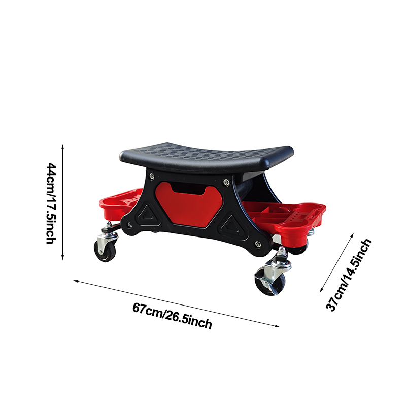 Mechanic Stool - Detailing Garage Rolling Stool with Wheels, Roller ...