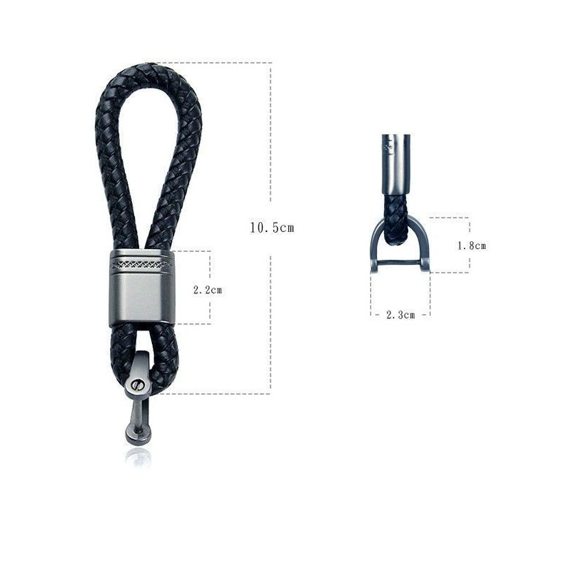 Nissan Car woven keychain for men and women cute key pendant metal logo ...