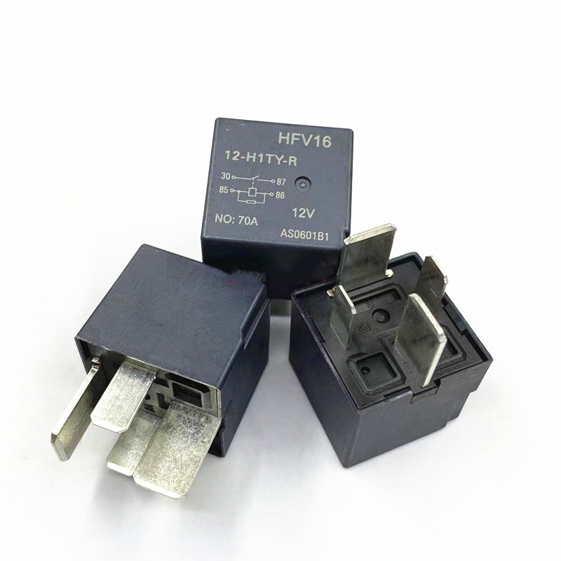 Car Relay HFV16 12-H1TY-R Car Forklift Relay 12V 70A 4-Pin Relay ...