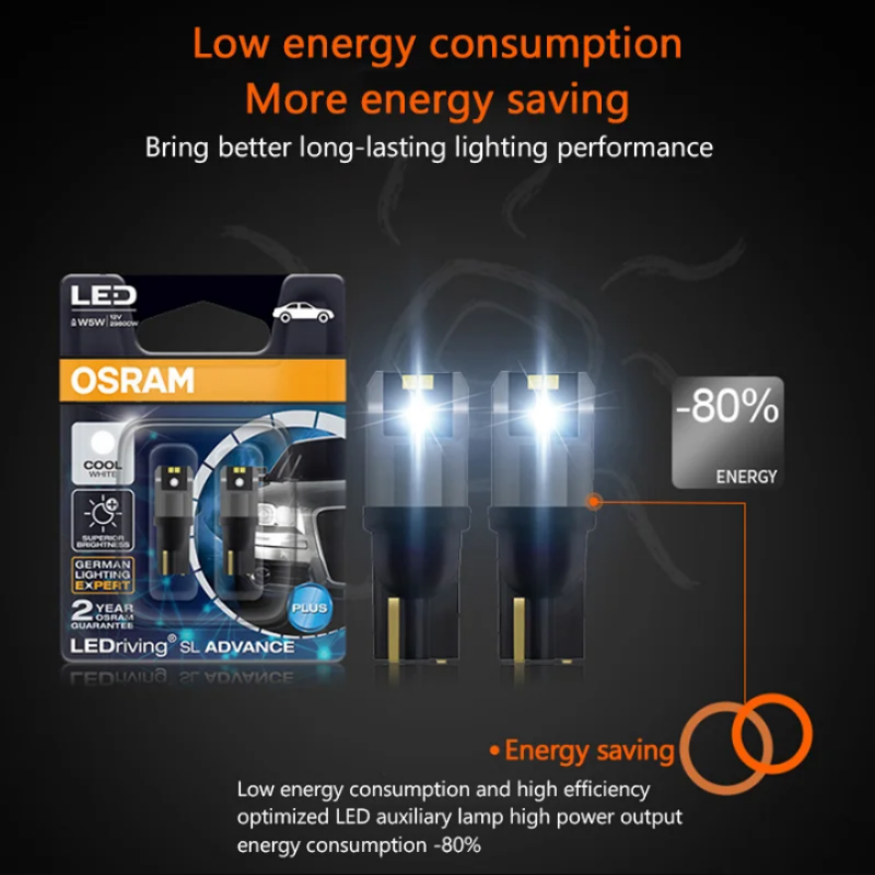 OSRAM LEDriving SL Advance LED T10 T20 S25 12V White Light Red Light ...