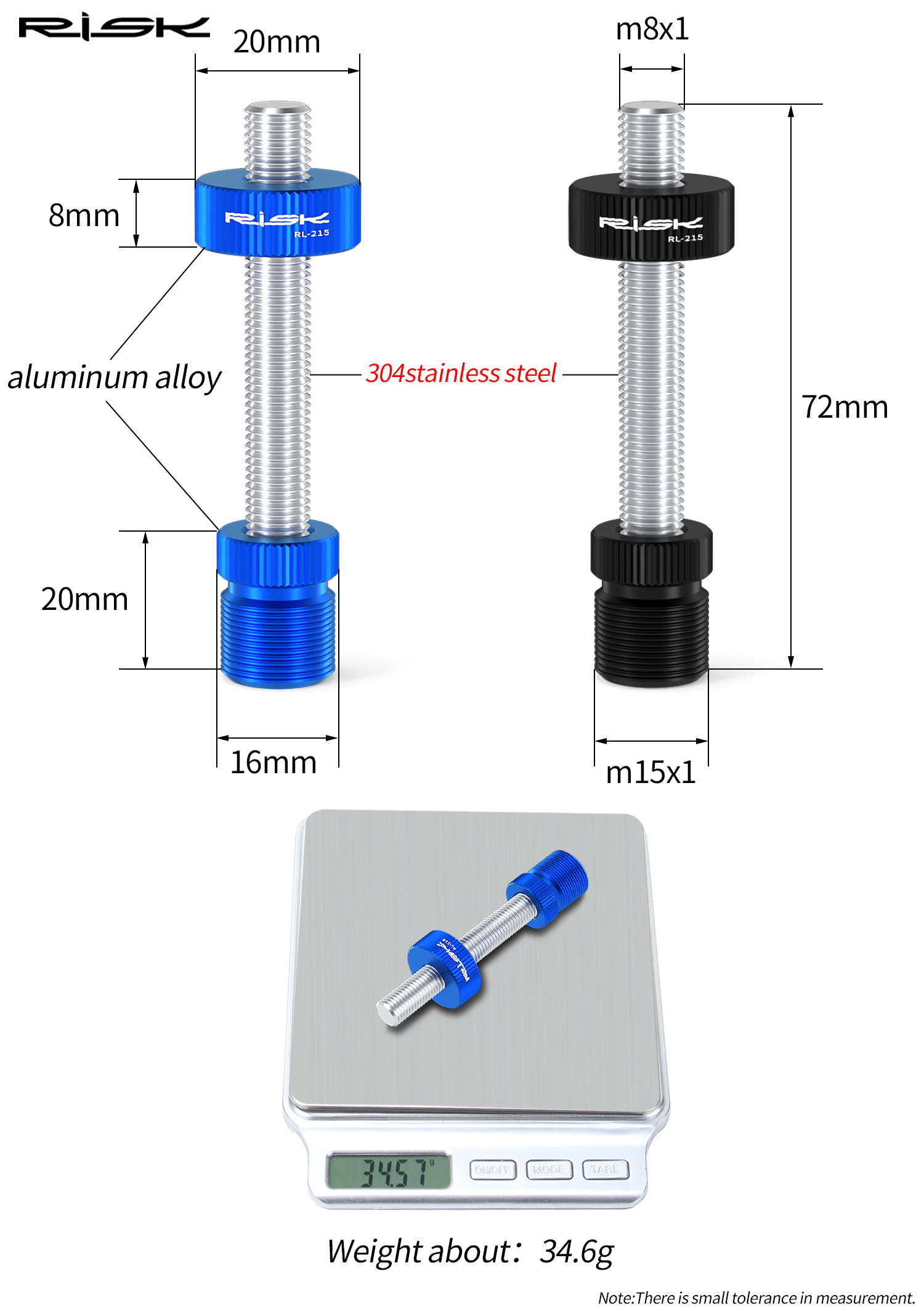 RISK Bicycle Bottom Bracket Removal Tool for Square Hole&Spline Axis BB ...