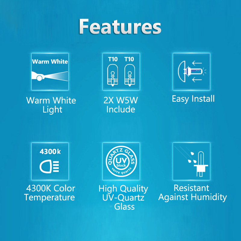 Philips Crystal Vision H1 H3 H4 H7 H8 H11 HB3 HB4 12V 4300K Warm White ...