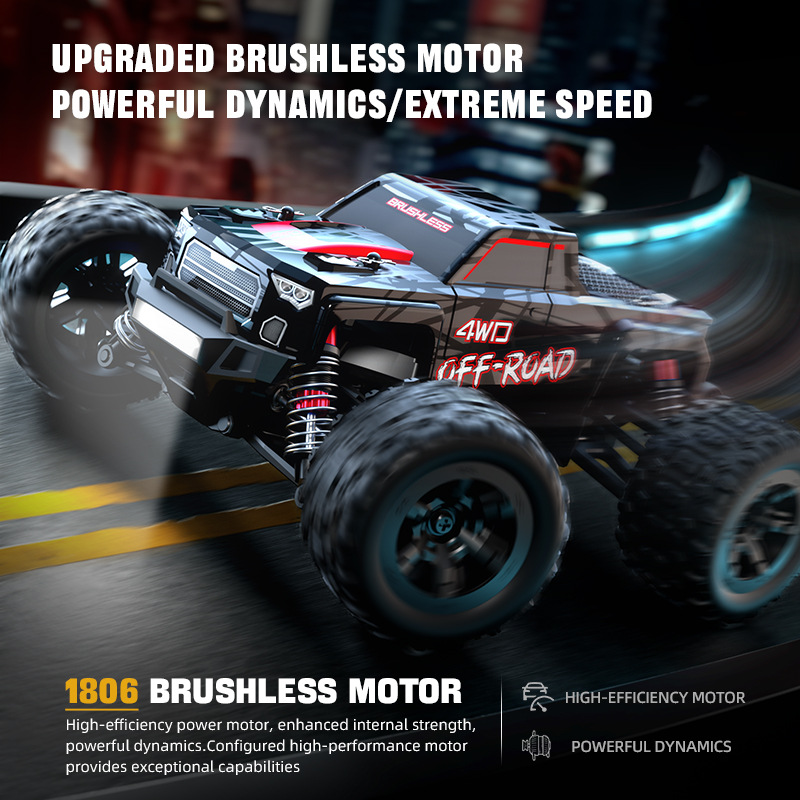 JJRC 4WD RC Car 2.4GHZ 40Km/h High Speed 1806 brushless Motor 80M RC ...