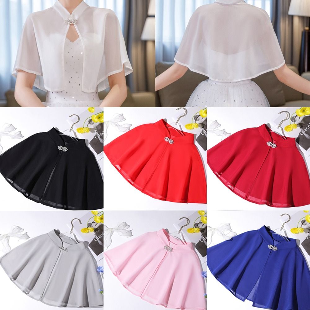 EMIL Bride Cape Cosplay Bridal Wrap Wedding Cloak Soft Cape Evening ...