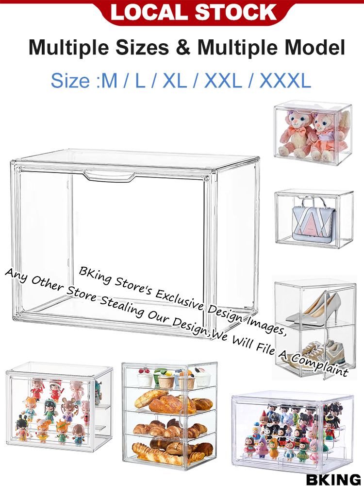 DUOZAN Acrylic Labubu Zimomo Display Box Popmart Display Case ...