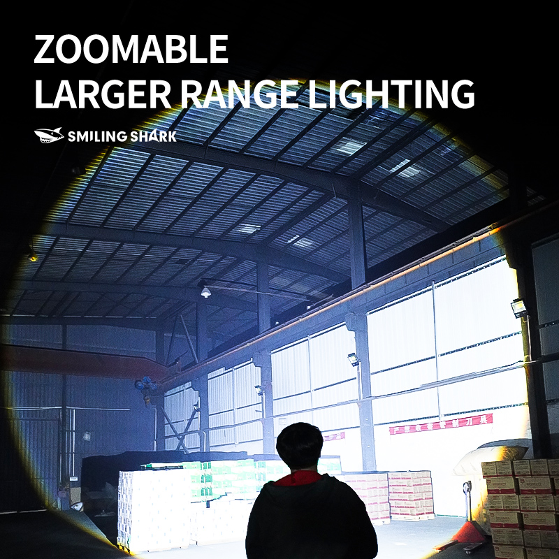 Smiling Shark SD5983 Torch Light LED Super Bright M77 10000LM 5Mode ...