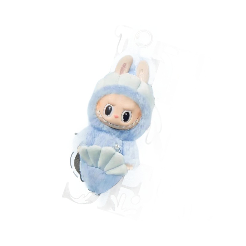LABUBU vinyl plush doll Singapore new Merlion vinyl face pendant ...