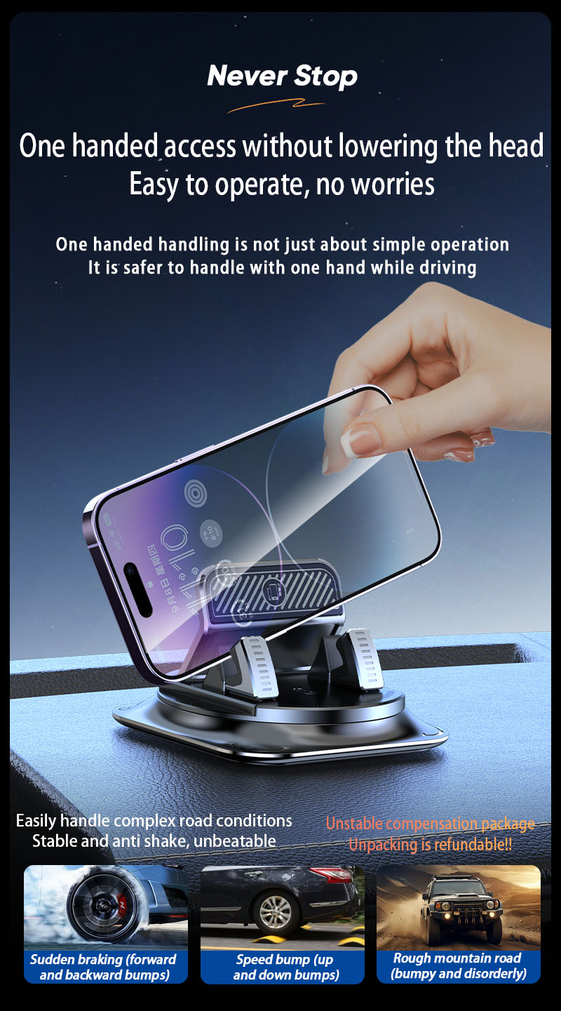 [Ship in 24h] Car Phone Holder 360° for Dashboard Windscreen Windshield ...