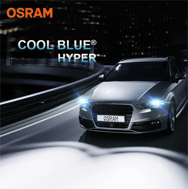 OSRAM Cool Blue Hyper H1 H4 H7 H11 HB3 HB4 12V 5300K White Light Car ...