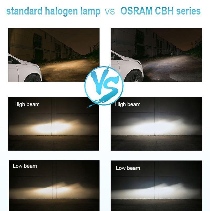 OSRAM Cool Blue Hyper H1 H4 H7 H11 HB3 HB4 12V 5300K White Light Car ...