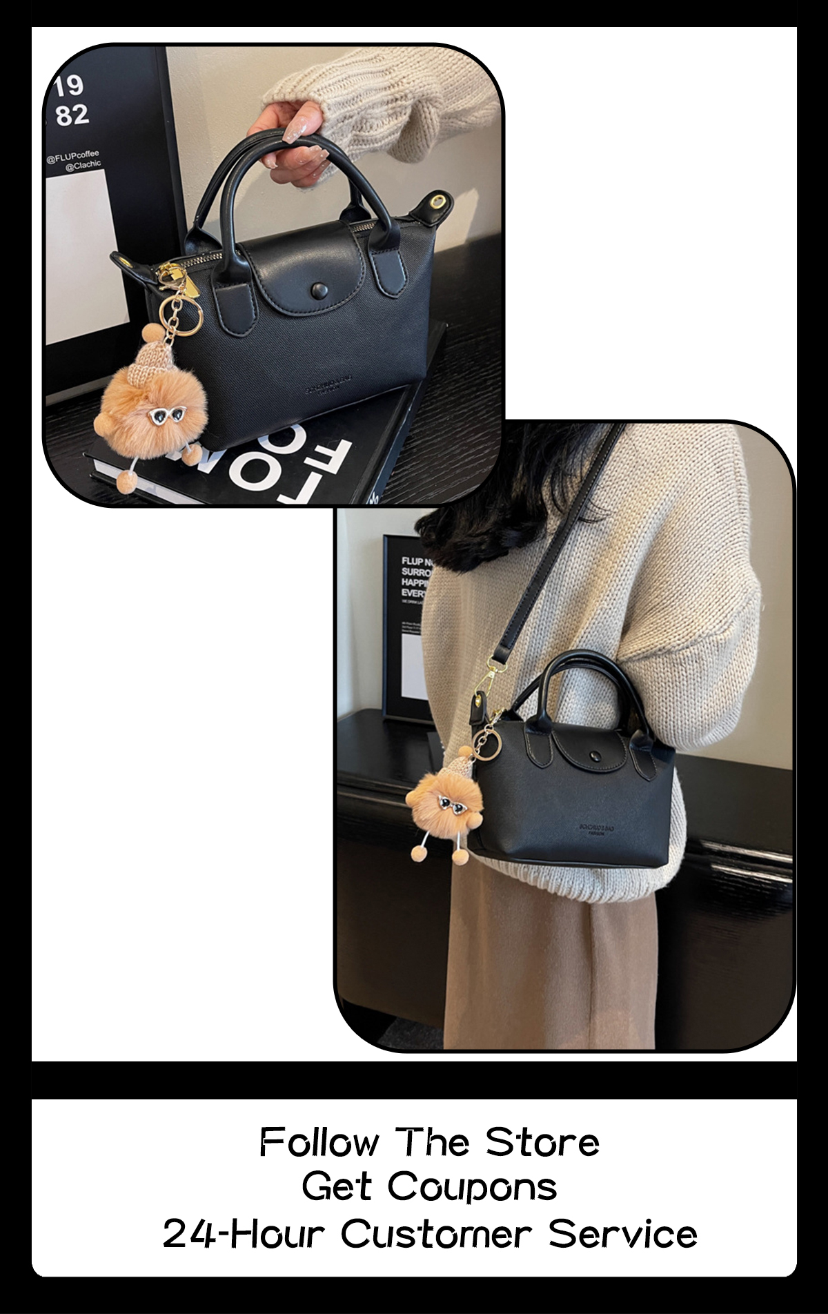 Handheld style Messenger Bag Canvas Thickened Portable Dual-Use ...