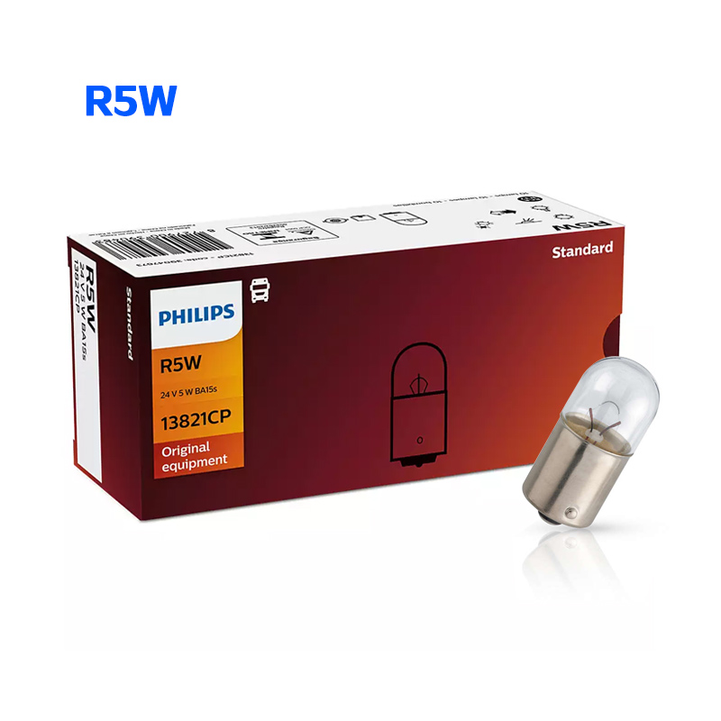 Philips T10 S25 T2W T4W T5 R5W R10W C5W 24V Standard Halogen Lamp Original Truck Signal Turn ...