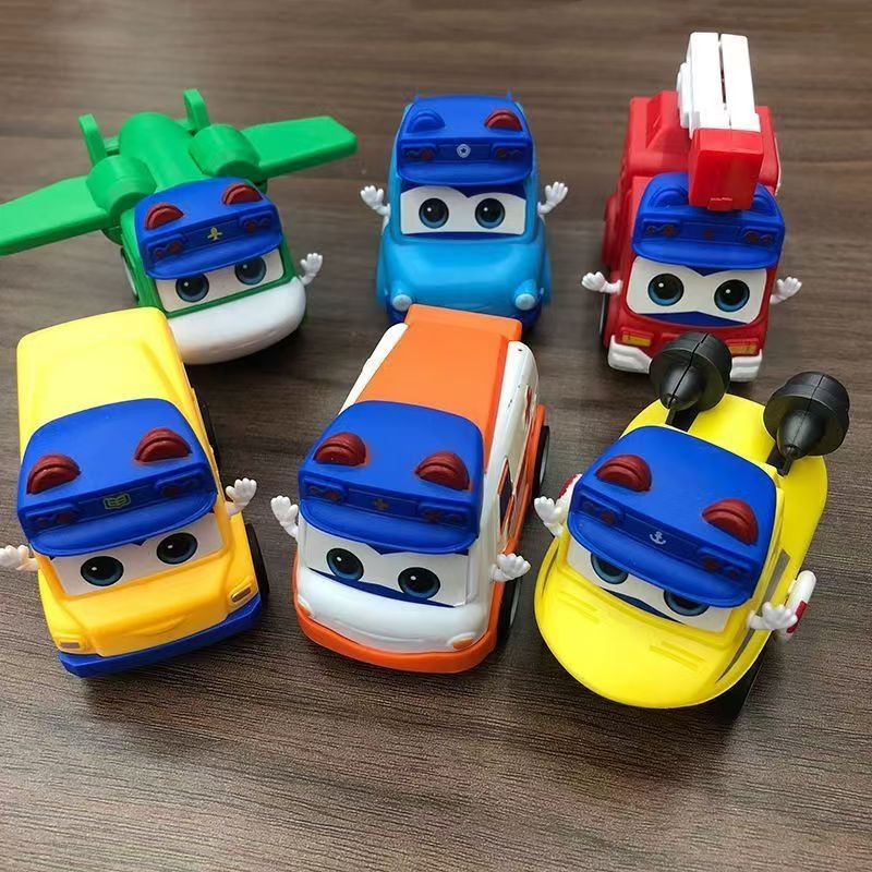 6-piece Set Children's Mini Goethe Variety School Bus Toy Car/Inertial Drive | Shopee Malaysia