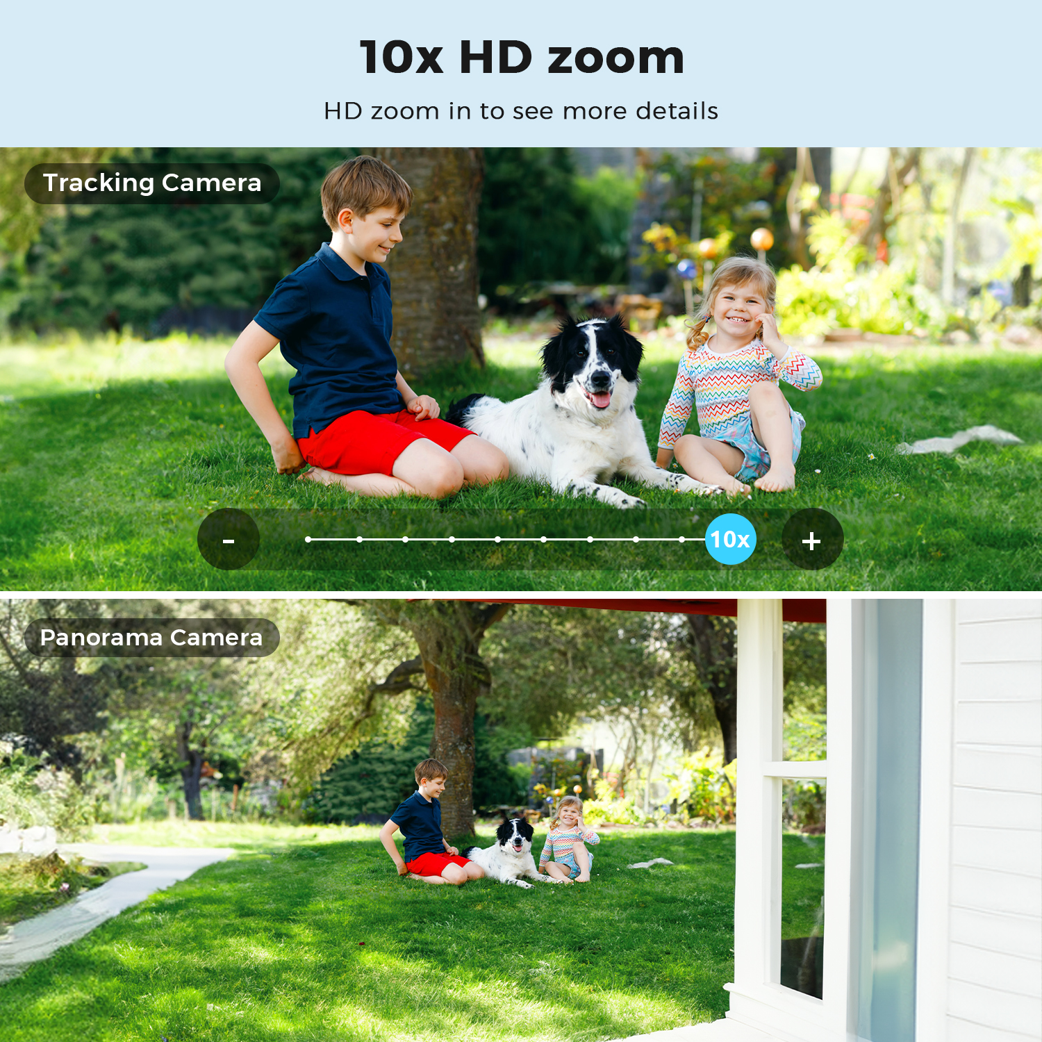 Hamrol 15MP Three Lens PTZ WiFi Camera 10X Zoom 5G&2.4GHz Human ...
