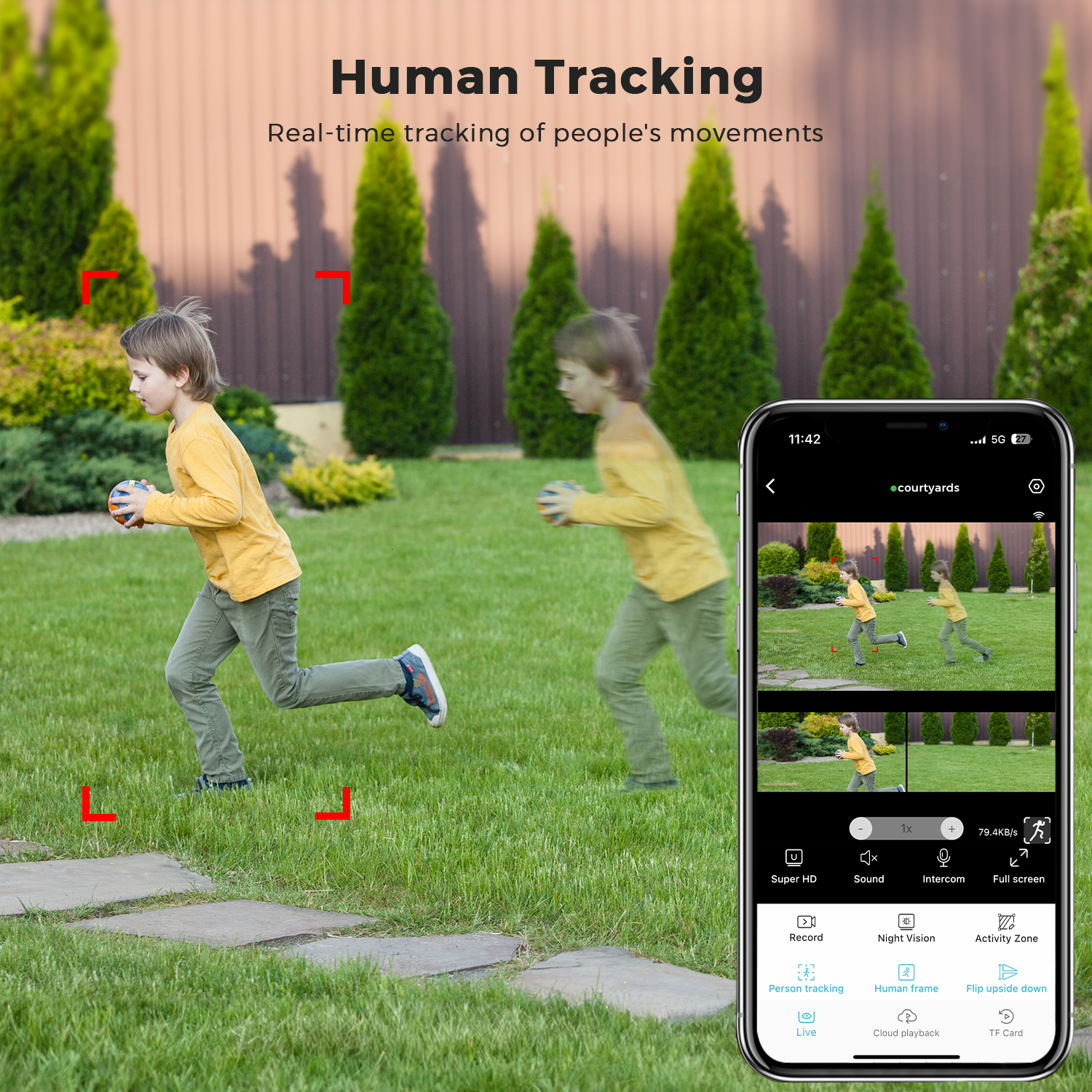 Hamrol 10X Zoom Auto Tracking Three Lens 15MP PTZ Wi-Fi CCTV Camera ...