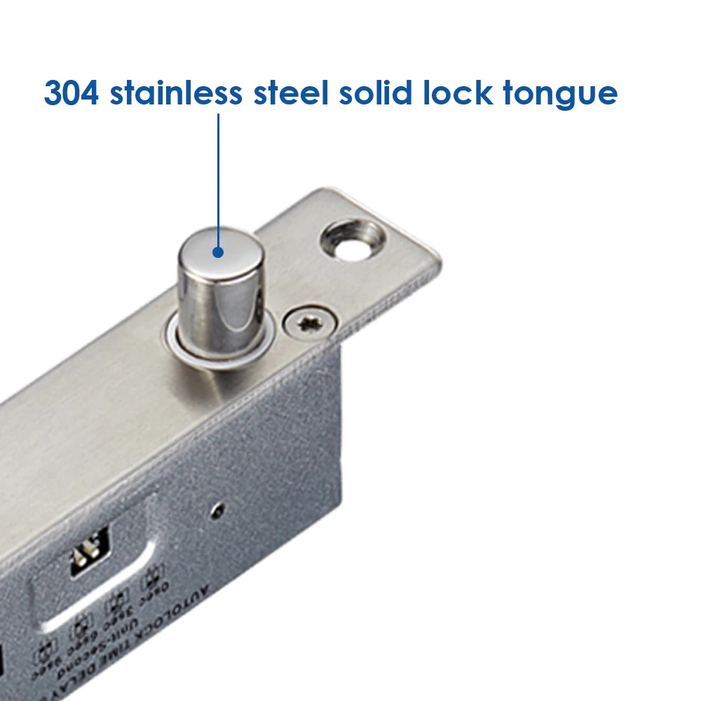 Electronic Door Lock Electric Strike Mortise Bolt Lock Time Delay NO ...
