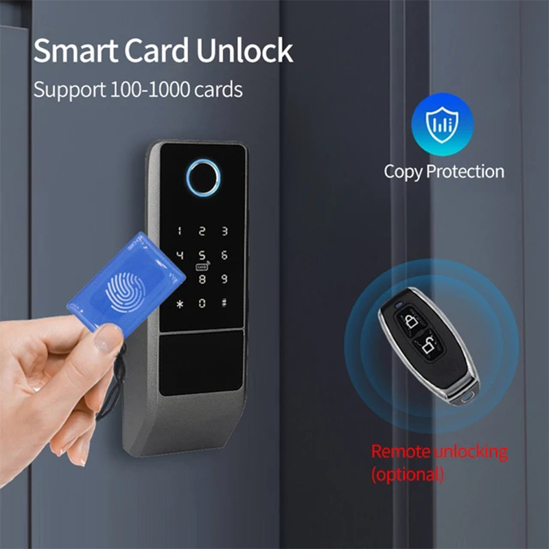 IP65 Waterproof TTLock Fingerprint Smart Door Lock Outdoor Gate ...
