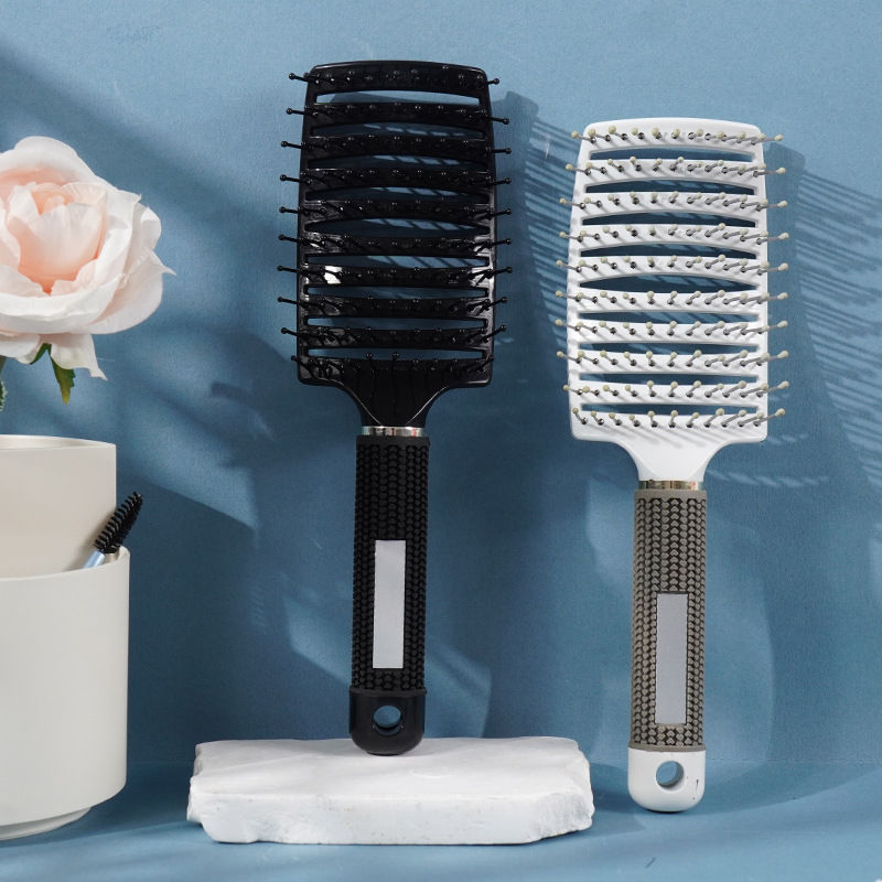 [NEW] Big Curved Comb Anti Static Hairdressing Comb Hair Brush Massage ...