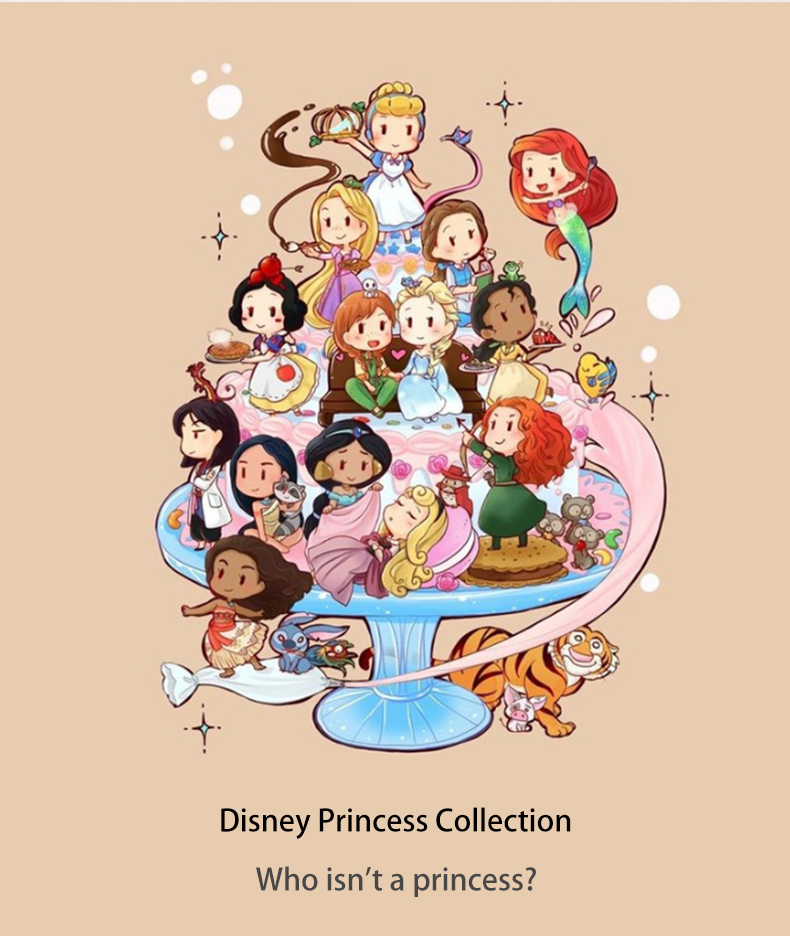 ⚡In stock, fast delivery⚡Disney princess ring set, the size can be ...