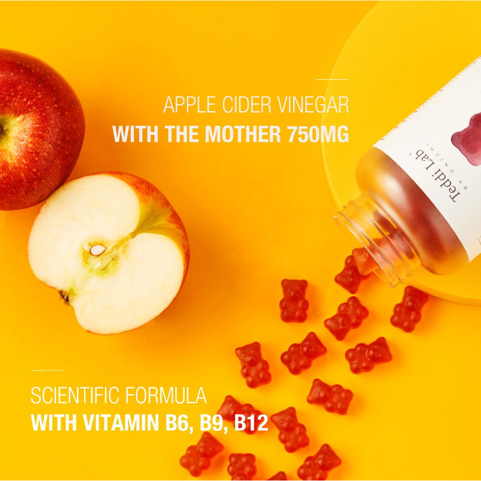 Unichi Teddi Lab Apple Cider Vinegar (60 Gummies) 澳洲 Unichi 正品保证 支持防伪查询 ...
