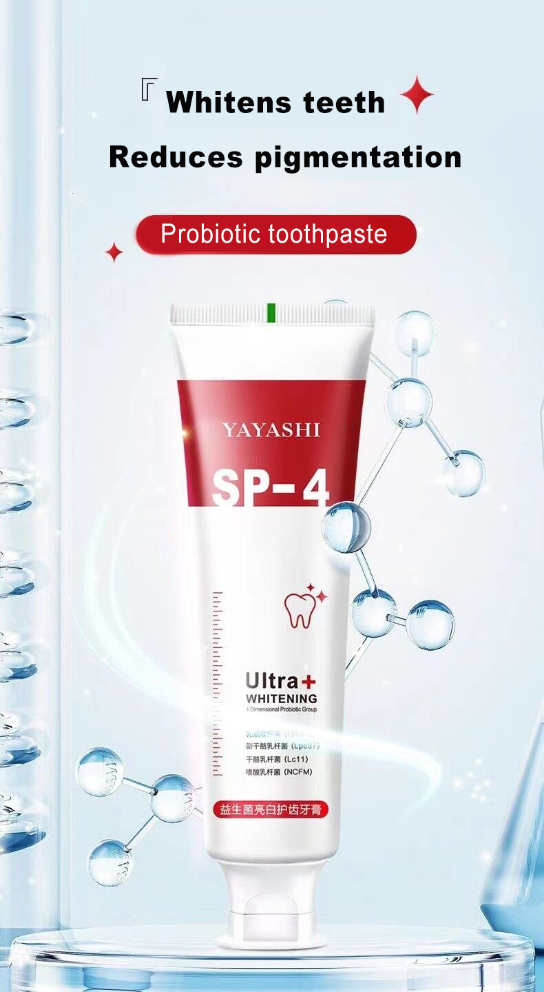 【3 Days Of Whiteness】Whitening Toothpaste Probiotic Formula To Remove 99.99% Yellowing 益生菌美白牙膏 ...