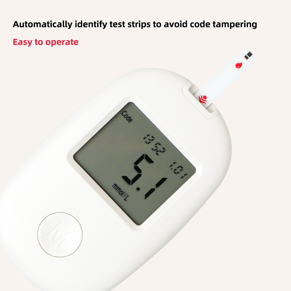 Blood Glucose Meter Complete Set Original Blood Suger Tester with ...