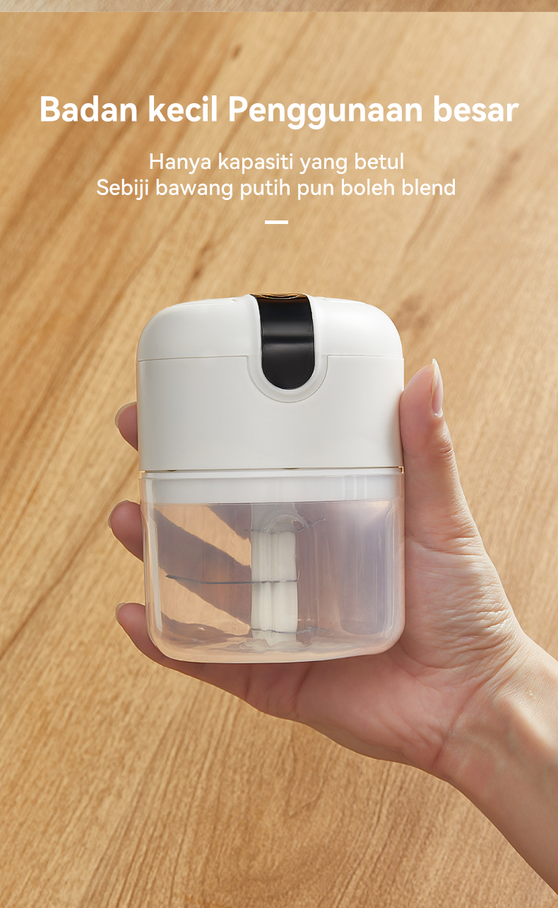 Ecowin Cookware Chopper Blender Rechargeable USB Garlic Puree Chilli ...