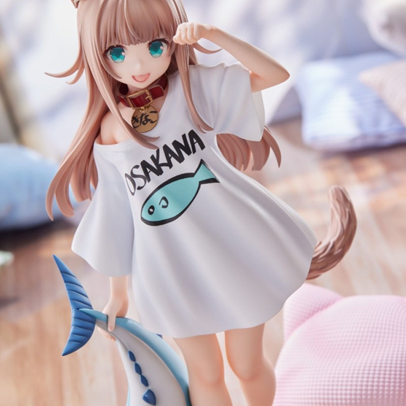 19cm My Cat Is a Lovely Girl Anime Girl Figures Cat Ear Girl Kawaii ...
