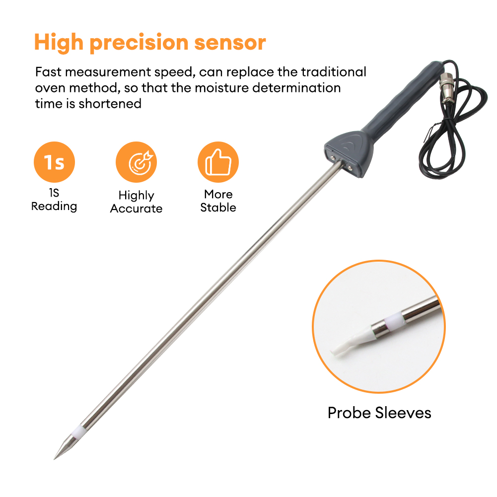 PMS710 Digital Soil Moisture Meter Test River sand Soil Cement Land ...